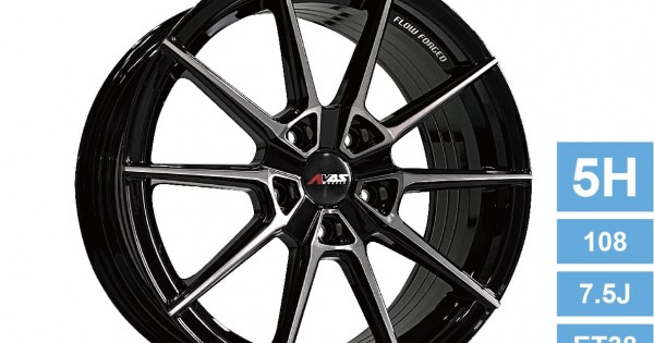 [預購]Alliance泓越 AVAS旋壓鋁圈輪框 AL834 17吋 5孔108/7.5J/ET38(黑底亮面)