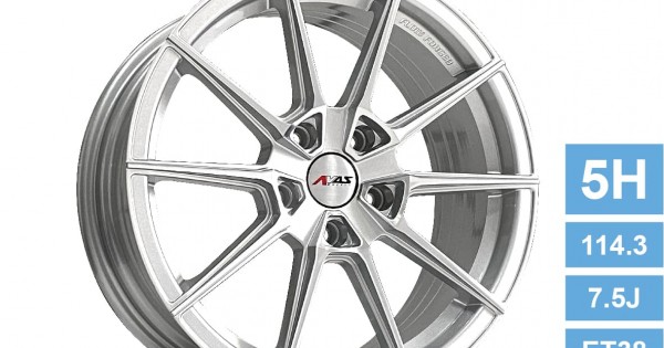 [預購]Alliance泓越 AVAS旋壓鋁圈輪框 AL834 17吋 5孔114.3/7.5J/ET38(銀車面)
